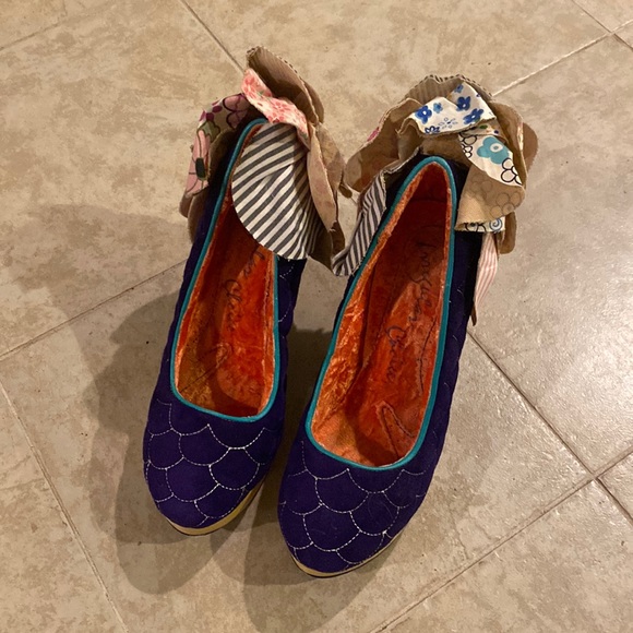 Irregular Choice | Shoes | Irregular Choice Purple Velvet Mermaid ...